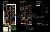 92. Download CAD Floor Plan Drawings of the First-Floor Functional ...