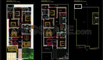 301. Free CAD MEP Drawings for Two Storey Residential House