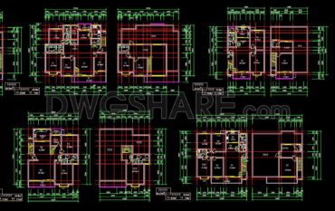 246. Free Download of CAD Drawings for Sample Apartment Floor Plans