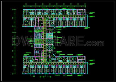 26. Free Download of CAD Construction Drawings for a Hospital
