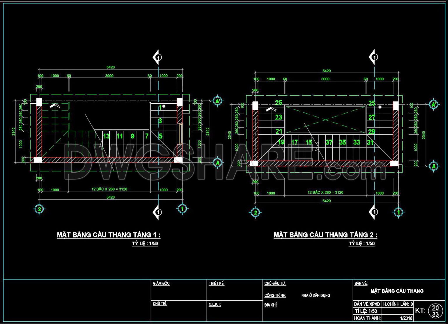 285. Download detailed CAD drawings of townhouse stairs