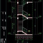 285. Download Detailed Cad Drawings Of Townhouse Stairs (1) - Free Cad ...