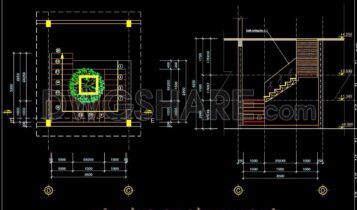 76.Typical Dry Gully Trap Details CAD Drawing DWG