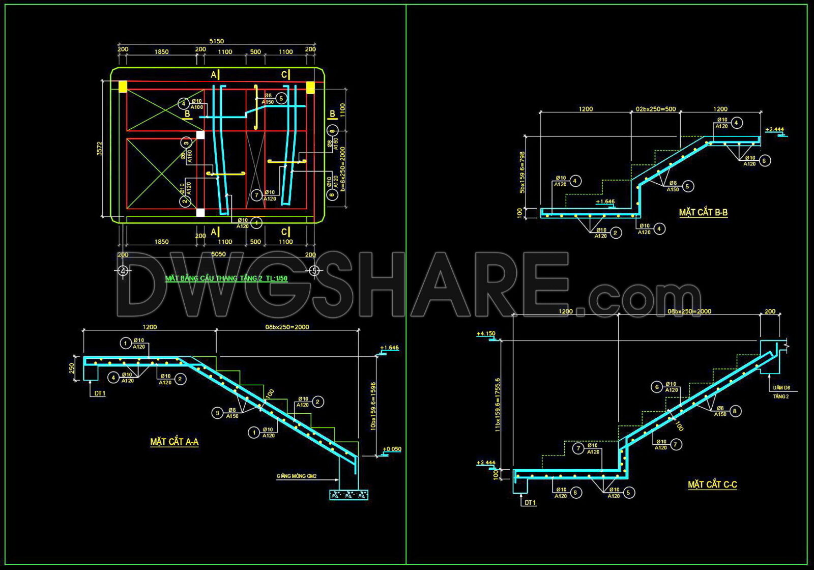 304. Structural Drawings Of -Story House A Complete Project 5m x 18.7m ...