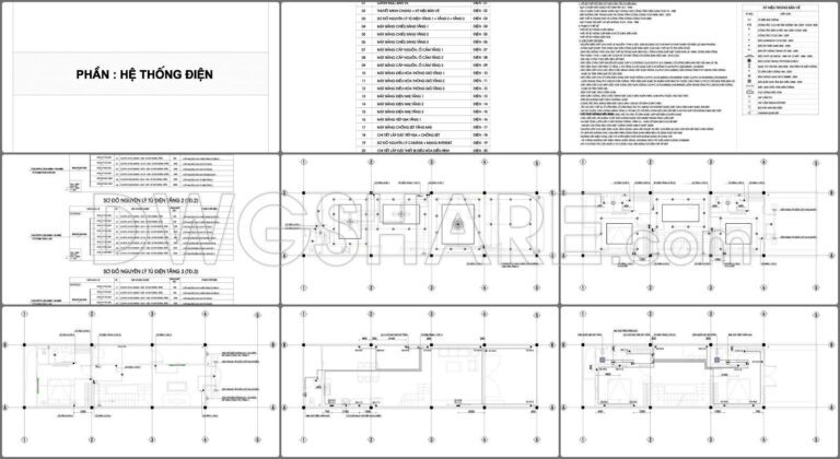 329. Download free Electrical and Drainage CAD drawings for a 3-story ...