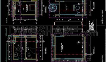 38.Autocad drawings of various types of bonsai trees