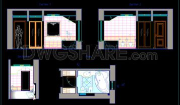 47. Free Download North Arrow & Compass Rose CAD Blocks