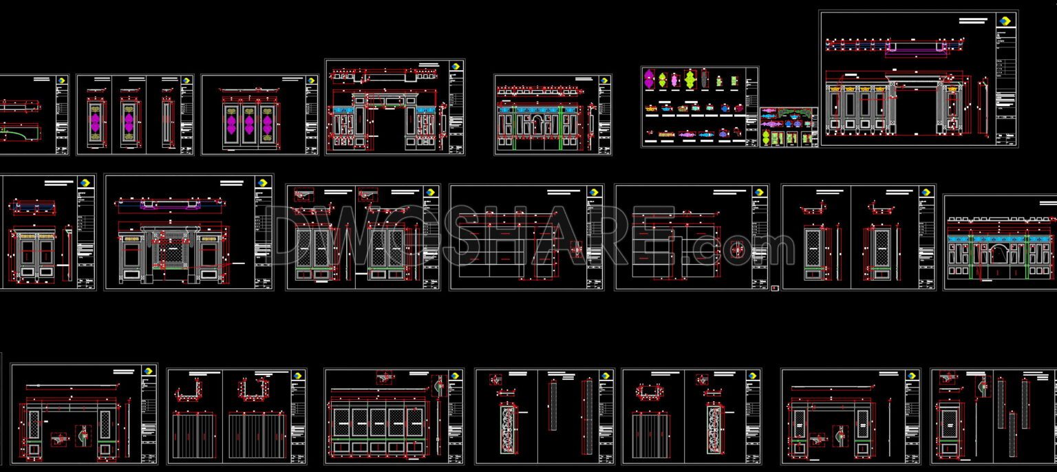 379. Download detailed construction drawings of wooden wall cladding ...