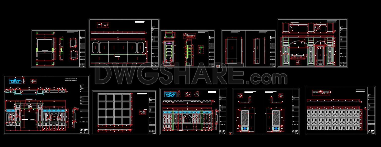 380. Download detailed construction drawings of wood wall cladding for ...