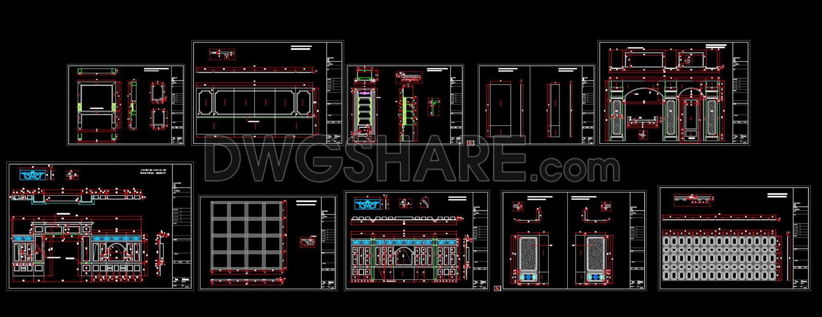 380. Download detailed construction drawings of wood wall cladding for ...