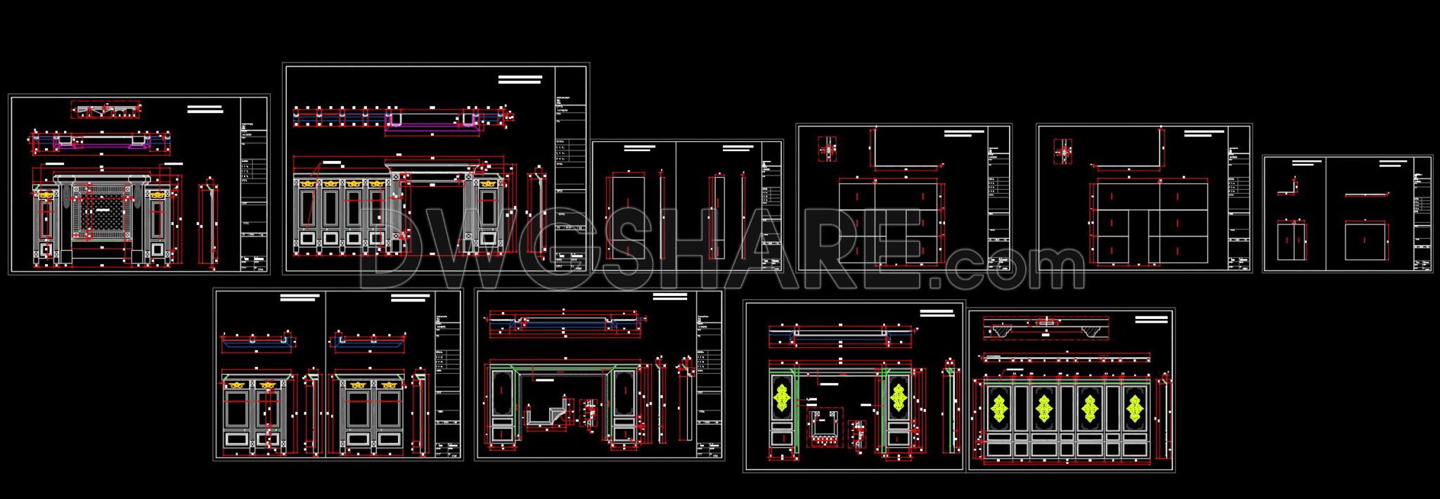 380. Download detailed construction drawings of wood wall cladding for ...