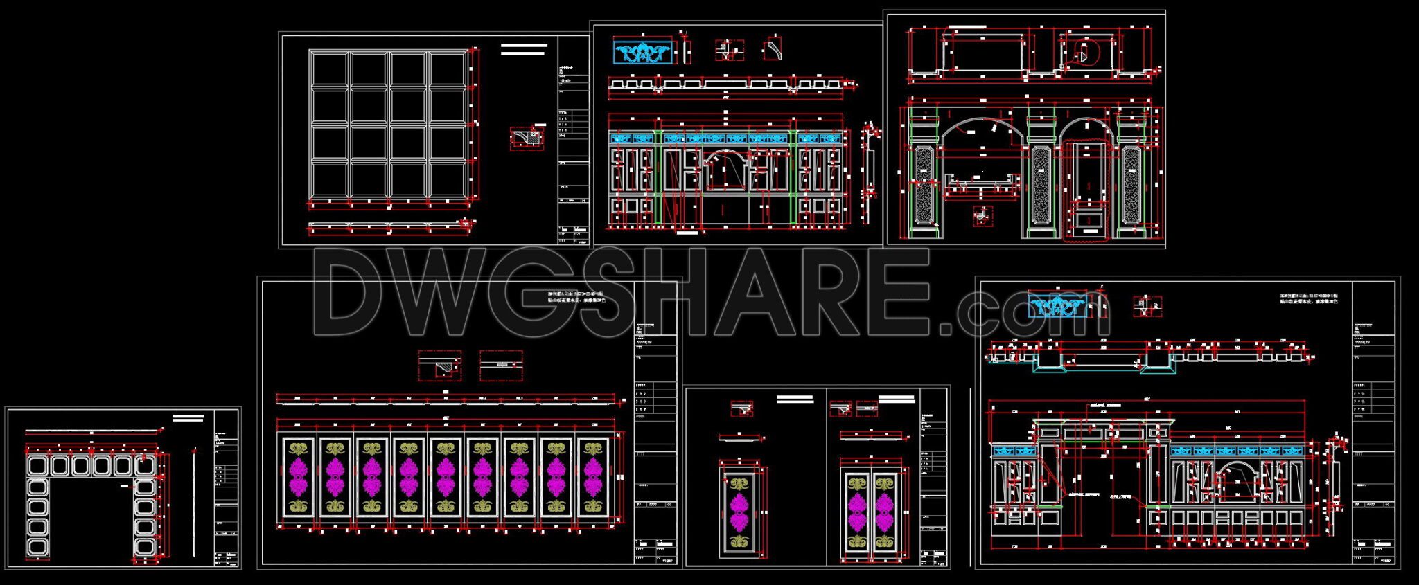 380. Download detailed construction drawings of wood wall cladding for ...