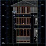 387. Download Free 3-storey House Elevation Architectural Cad Detail ...