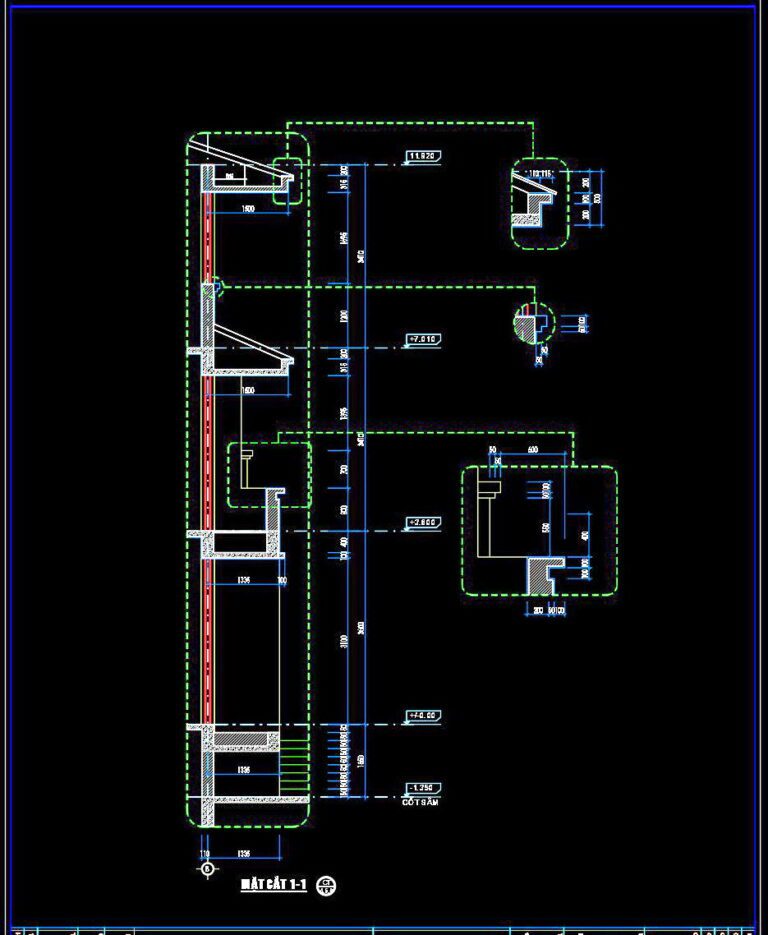 387. Download Free 3-Storey House Elevation Architectural CAD Detail ...