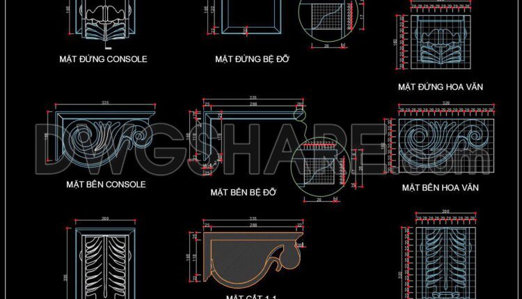 389. Download Of Cad Drawings Of European Classical Architectural ...