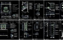 433. Public Restroom CAD Detail Drawings Free Download