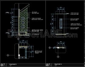 391. Free Download of CAD Detailed Drawings for Interior Wall ...