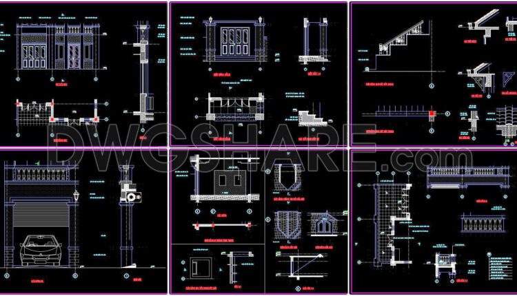 392. Free Download Detailed Cad Drawings Of Residential Architecture ...