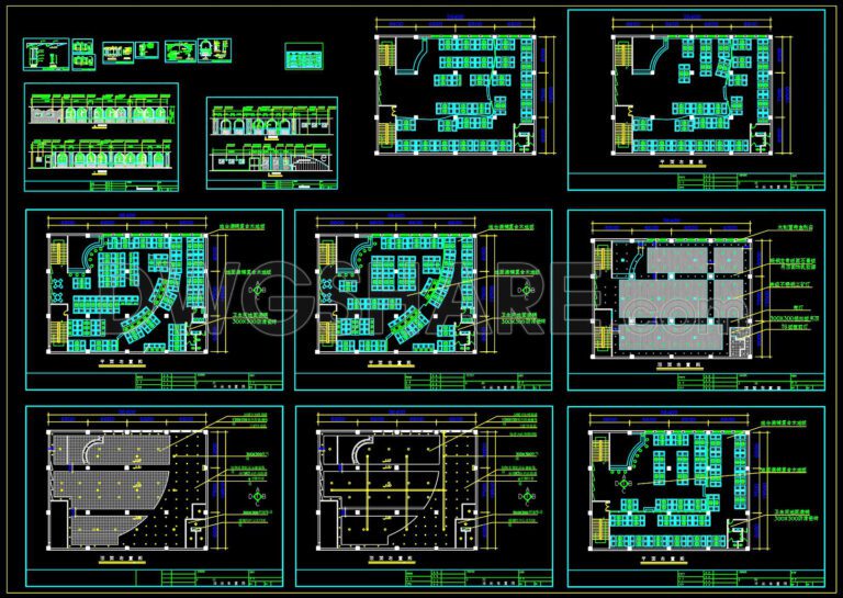 45. Free Download of CAD Drawings for the Decoration Plan of a High-End ...