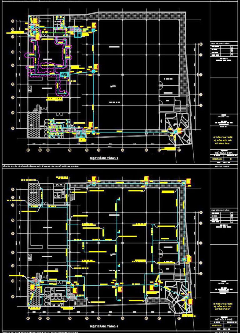 46. Free download of CAD drawings for the Net Viet coffee shop floor ...