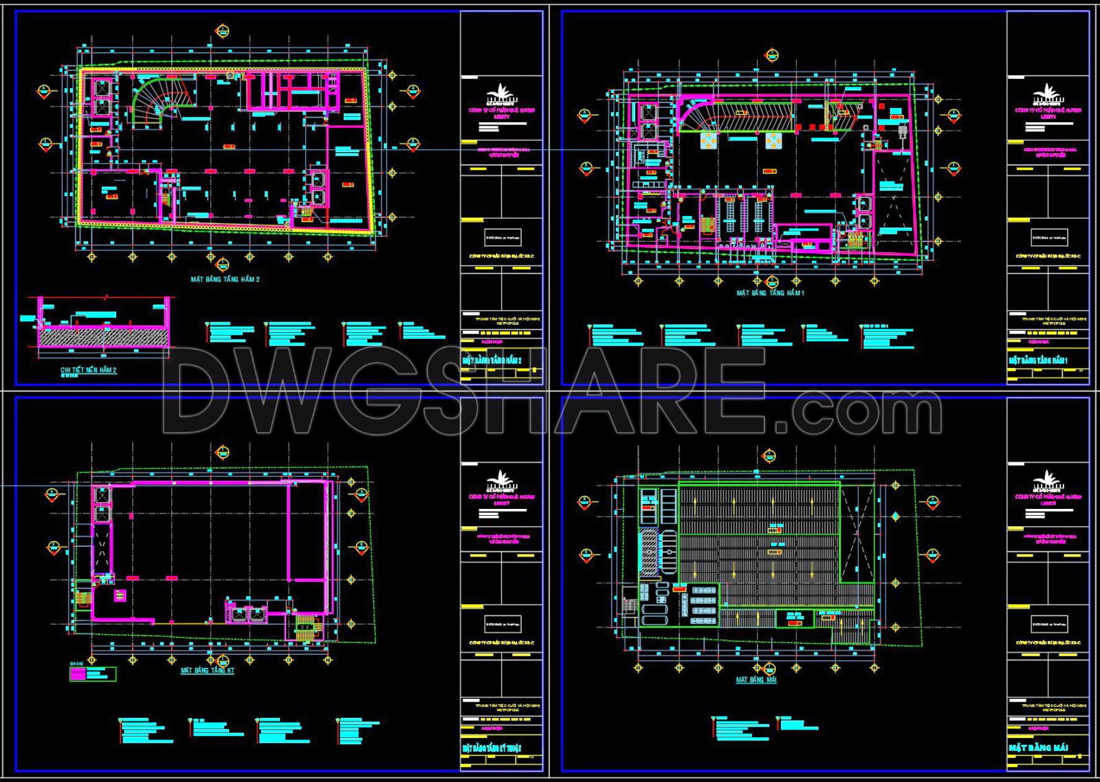 50. Free Download of CAD Floor Plan Design for a 1200m2 Wedding Restaurant