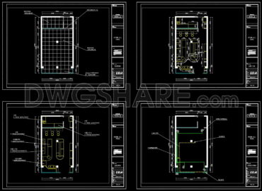 51. Download CAD Drawings for Interior Construction Design of an 80m2 ...