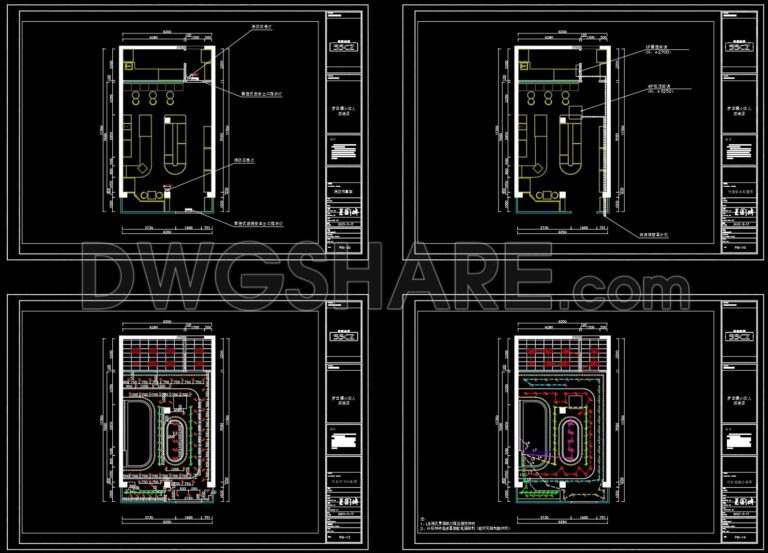 51. Download CAD Drawings for Interior Construction Design of an 80m2 ...