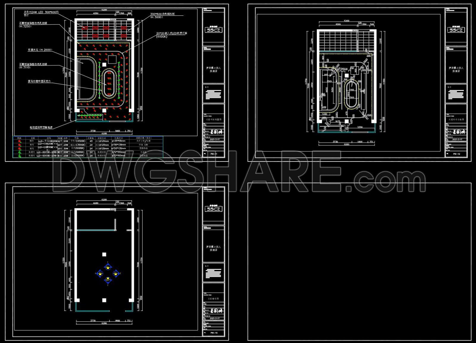 51. Download CAD Drawings for Interior Construction Design of an 80m2 ...