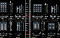 438.Detailed AutoCAD Drawings Of Doors, Windows For Download