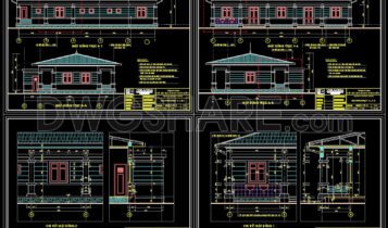 26.Circular Stadium Layout and Section CAD