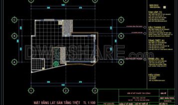 Music School Layout Plan and Elevation AutoCAD File DWG