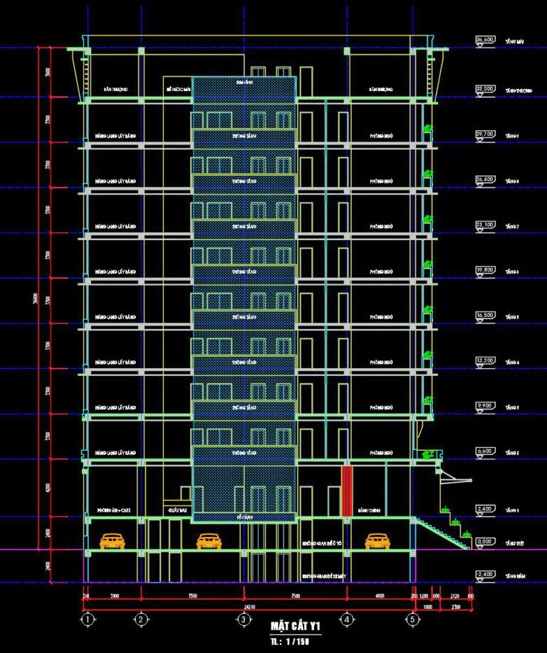 99. Free Download of 10-Story Hotel Design Drawings