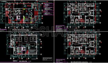 448. Free CAD Drawing – Spiral Staircase with Wooden Handrail