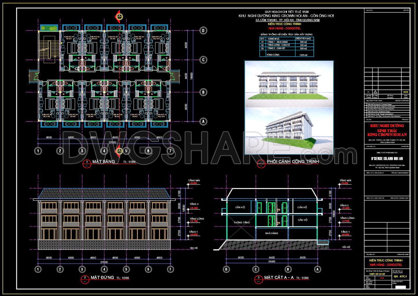 101. Download CAD Drawings of a 2-Story Resort Building Design with 11 ...