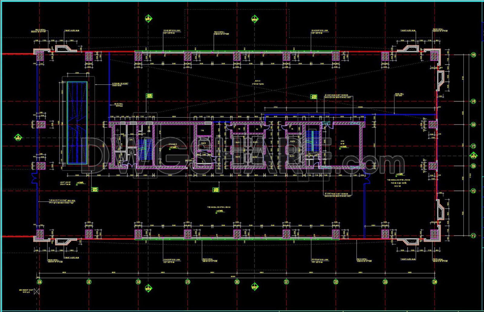 103. Free Download of Typical Floor Plan CAD Drawing – HANOI PLAZA ...