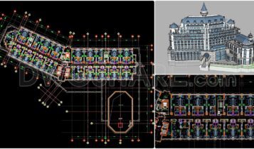 Includes an AutoCAD library with a compilation of drawings for hotel design