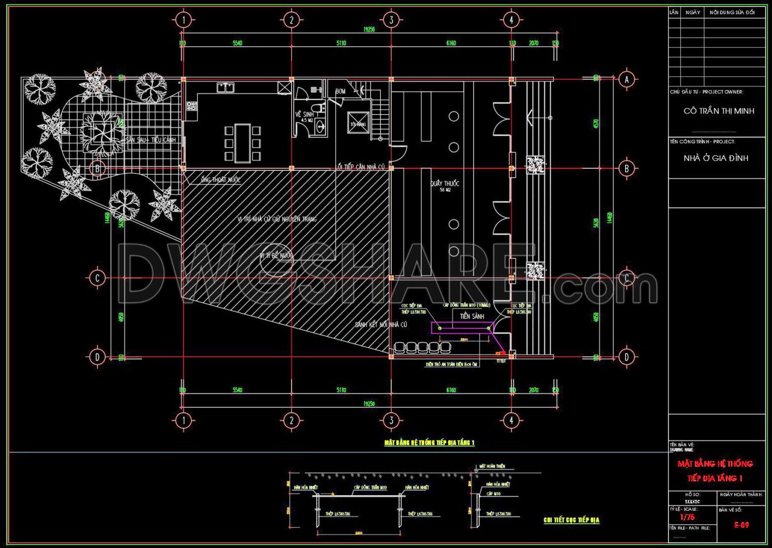 118. CAD drawings for detailed electrical designs for a 2-story townhouse