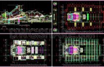 16. Free CAD Drawing Download – Circular Layout Museum