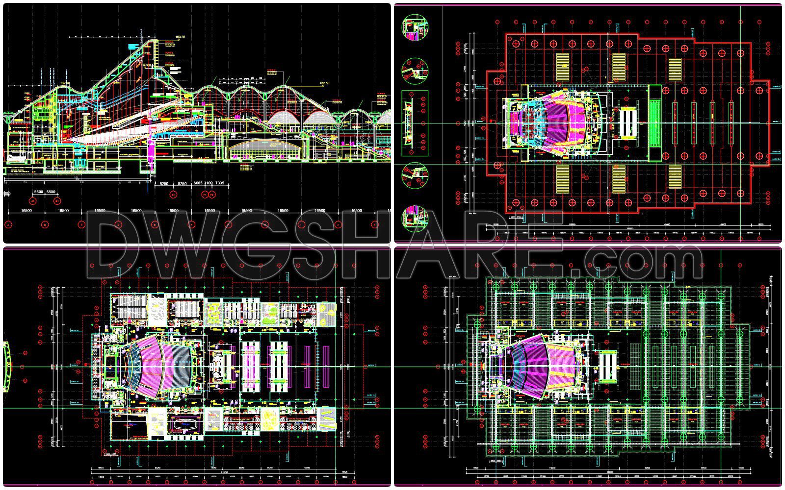 18. Free Download Cad Drawings Of The National Convention Center ...