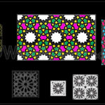 206. Download Free Cad Drawings Of Islamic Geometric Patterns (4 ...