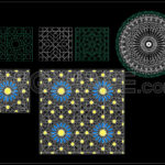 206. Download Free Cad Drawings Of Islamic Geometric Patterns (4 ...