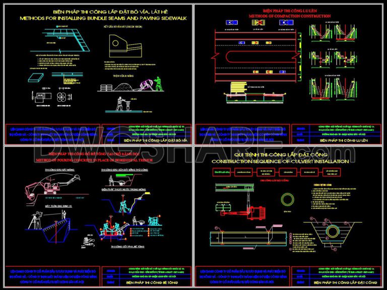 24. Download Free CAD Drawings for Construction Procedures