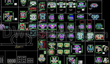 283. Free download the luxurious Italian Minotti sofa CAD block library