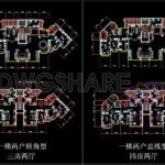 248. Free Download Of Cad Drawings For Sample Apartment Floor Plans (6 ...