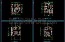 138.Detailed drawings of decorative patterns and moldings in CAD format