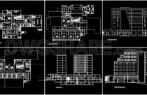 364. Detailed CAD Drawing of Bedside Table Free Download