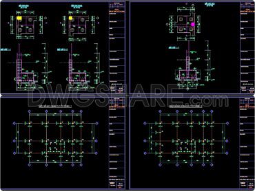 315. Download free CAD structural drawings for a 9.7m x 16.8m ...