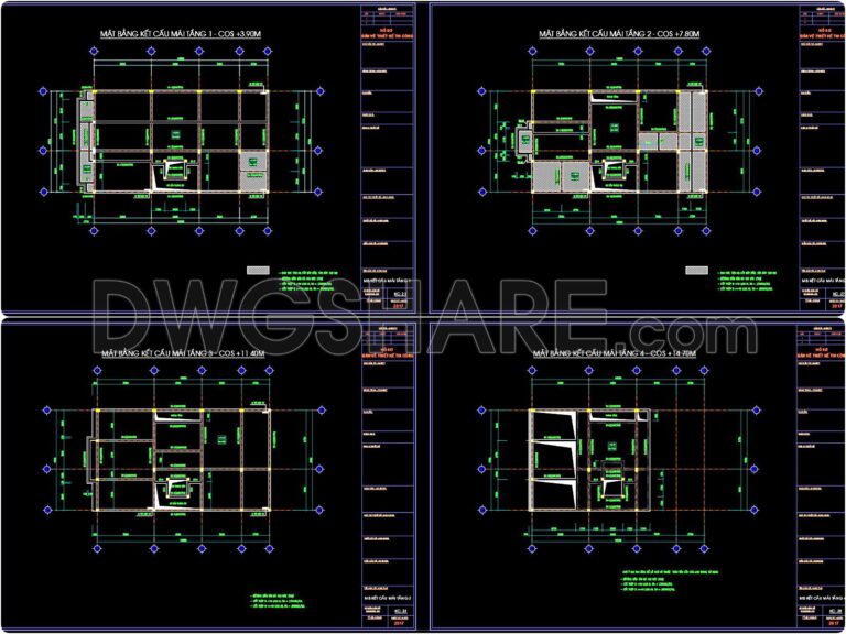 315. Download free CAD structural drawings for a 9.7m x 16.8m ...
