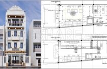 474. Download CAD Design Drawings for a 2-Story House with Dimensions 4 ...