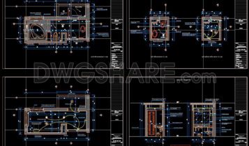 218. Download free CAD technical drawings of well pump stations
